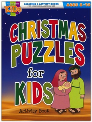 Christmas Puzzles for Kids NIV Coloring Activity Book, Warner: Book ...